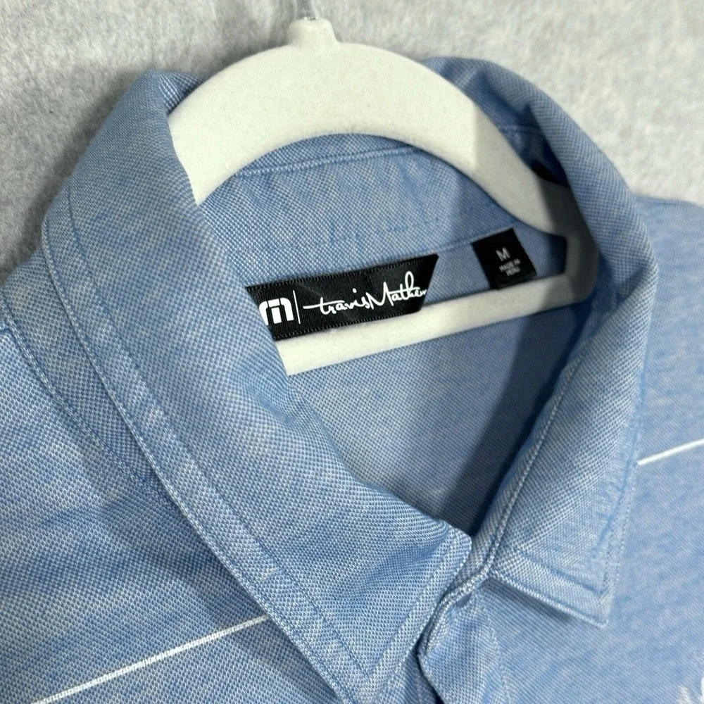 Travis Mathew | Shirts | Travis Mathew Polo Shirt Men Medium Palm Tree ...
